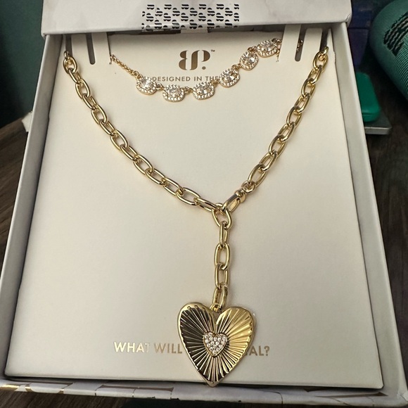 bp | Jewelry | Bp Gold Chain And Pendant Necklace Collection | Poshmark